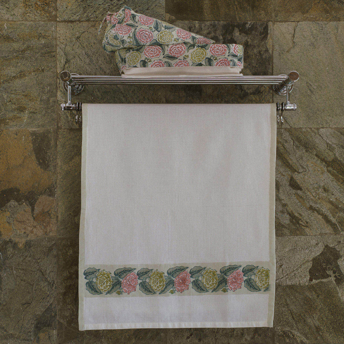 Dahlia lime shampoo towel – Inka