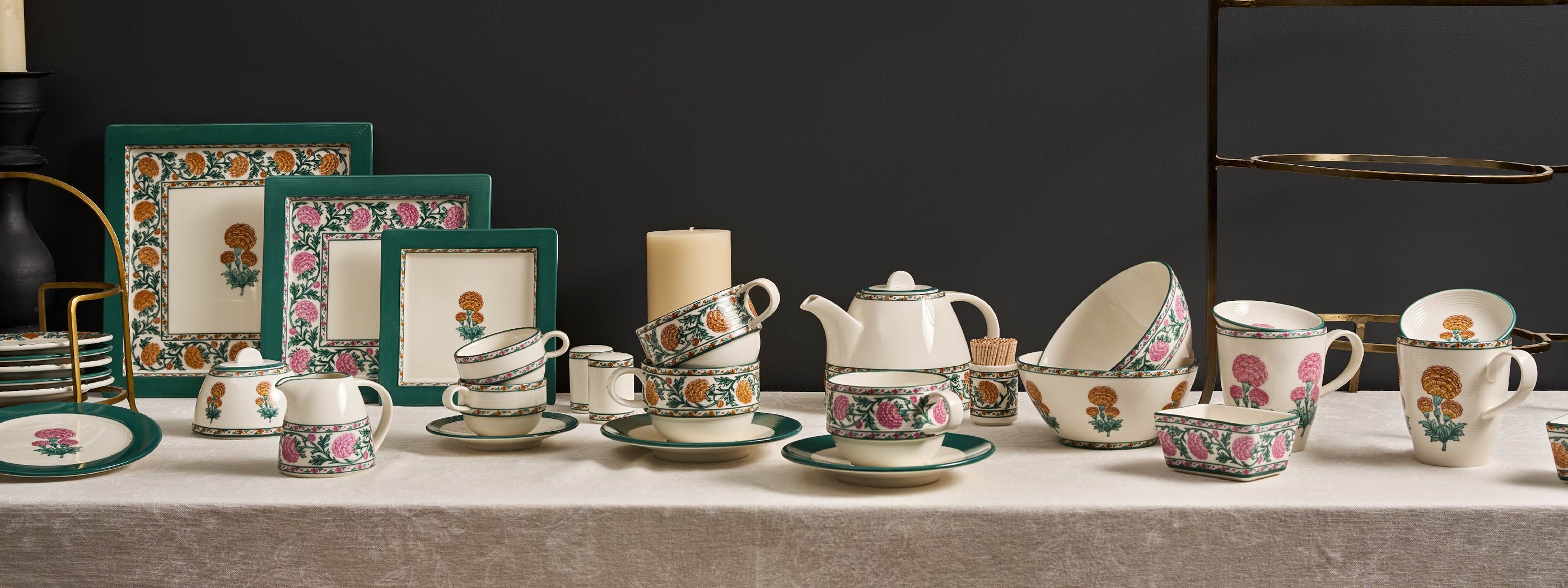 Inka | Handprinted homelinen made in India, with love