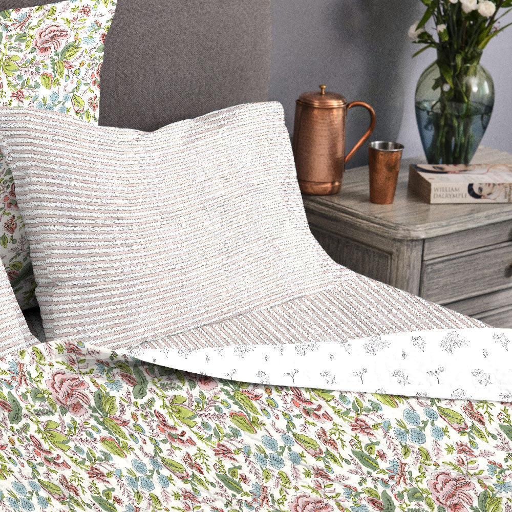 Jamila rose reversible razai – Inka