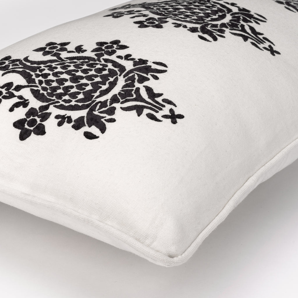 Matka Charcoal 30x50 Cushion Inka Matka Charcoal 30x50 Cushion Inka